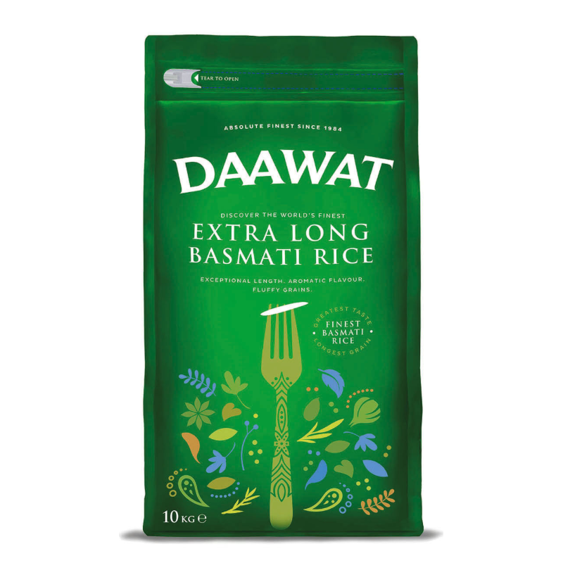 Daawat Extra Long Basmati Rice 10 kg | Africa Products Shop