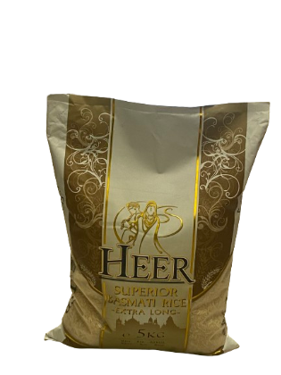 Heer Superior Basmati Rice Extra Long 5kg | Africa Products Shop