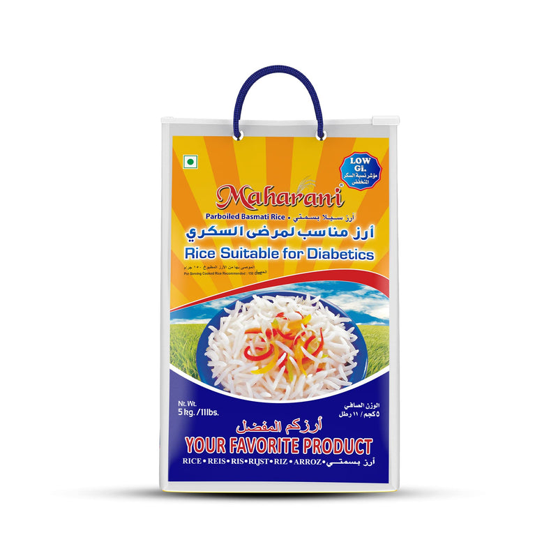 Maharani Parboiled Basmati Rice Diabetic Rice 5 kg | Africa Products Shop