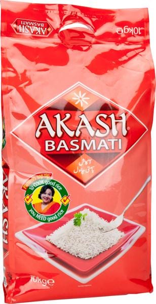 Rice Basmati Akash 10kg | Africa Products Shop