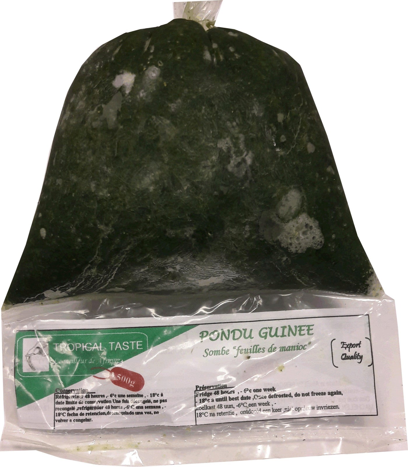 Isombe Pondu Cassava Leaves Guinee 500 g | Africa Products Shop