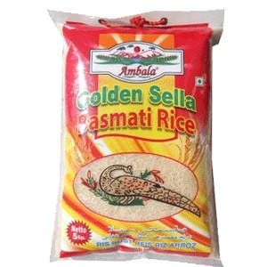 Ambala Golden Sella Basmati Rice 5 kg | Africa Products Shop