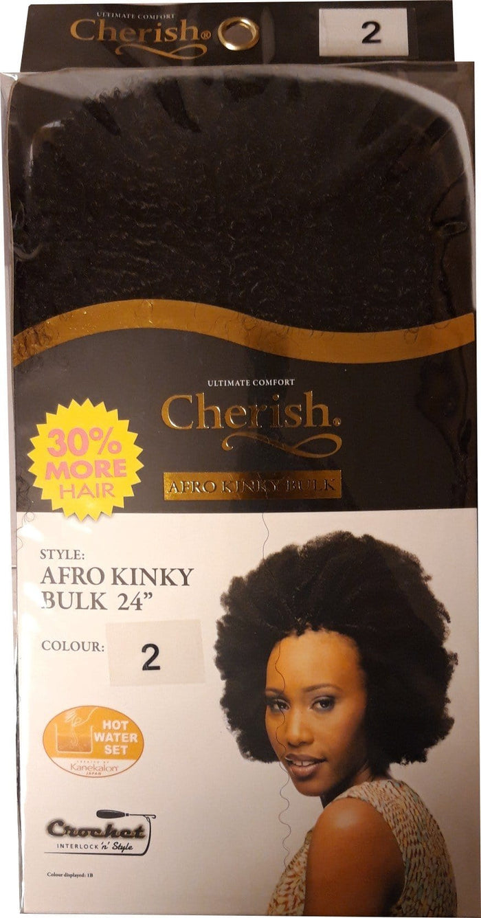 Cherish Afro Kinky Bulk 24 inch Colour 2 | Africa Products Shop
