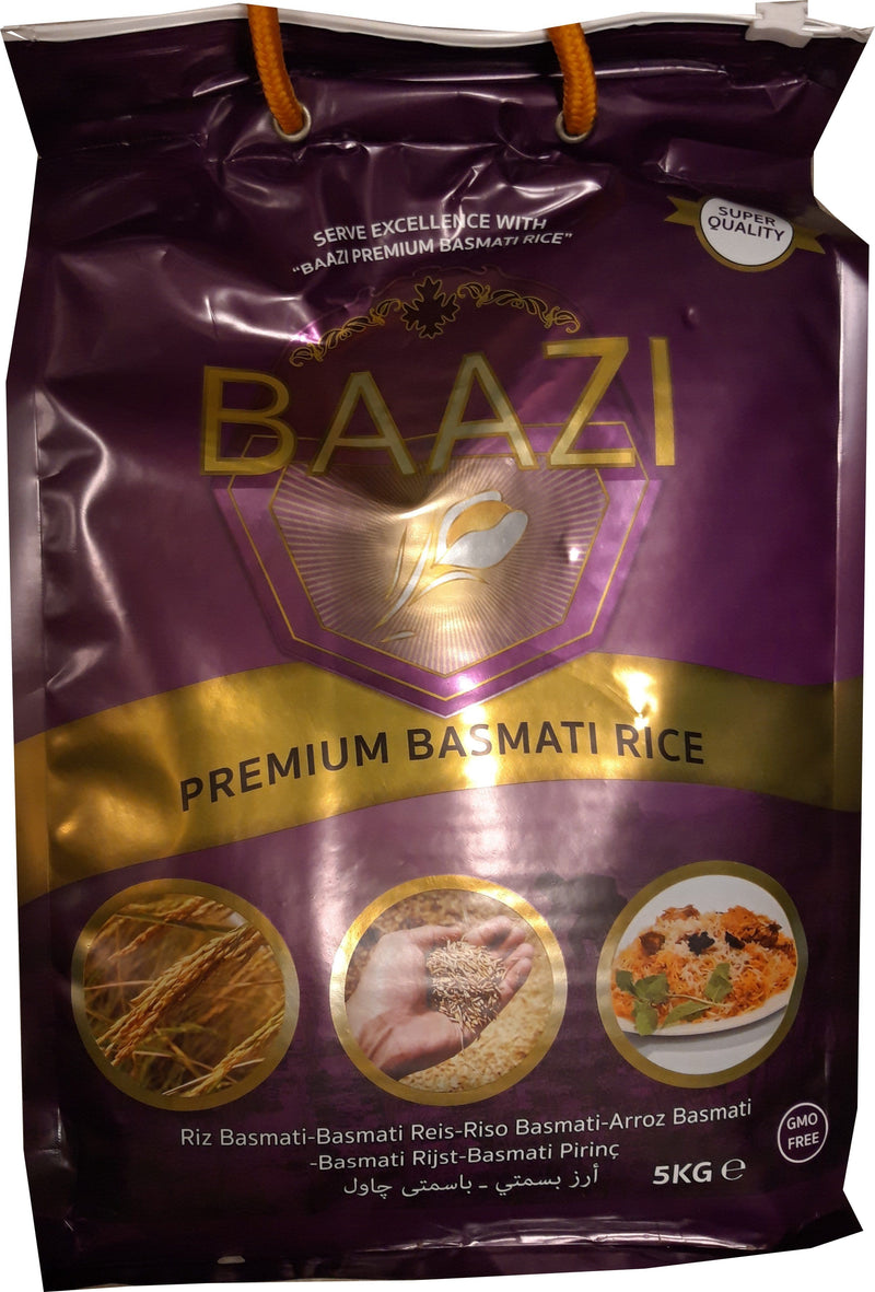 Baazi Premium Basmati Rice 5 kg | Africa Products Shop