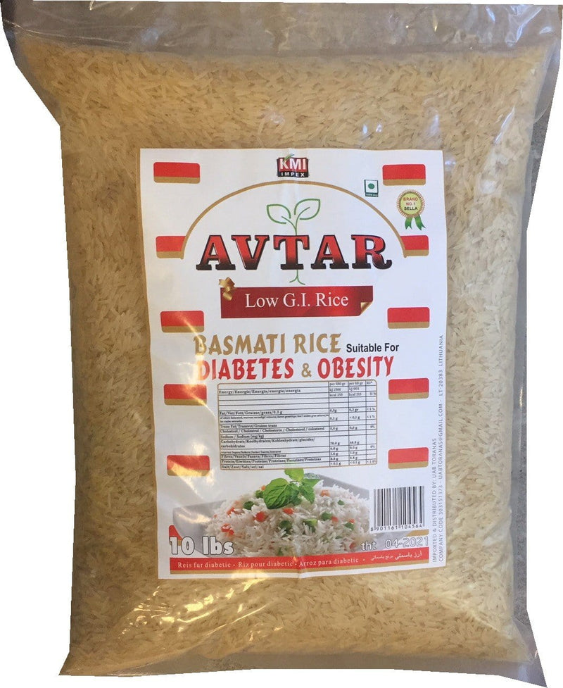 Avtar Basmati Rice Diabetes and Obesity 4.53 kg | Africa Products Shop