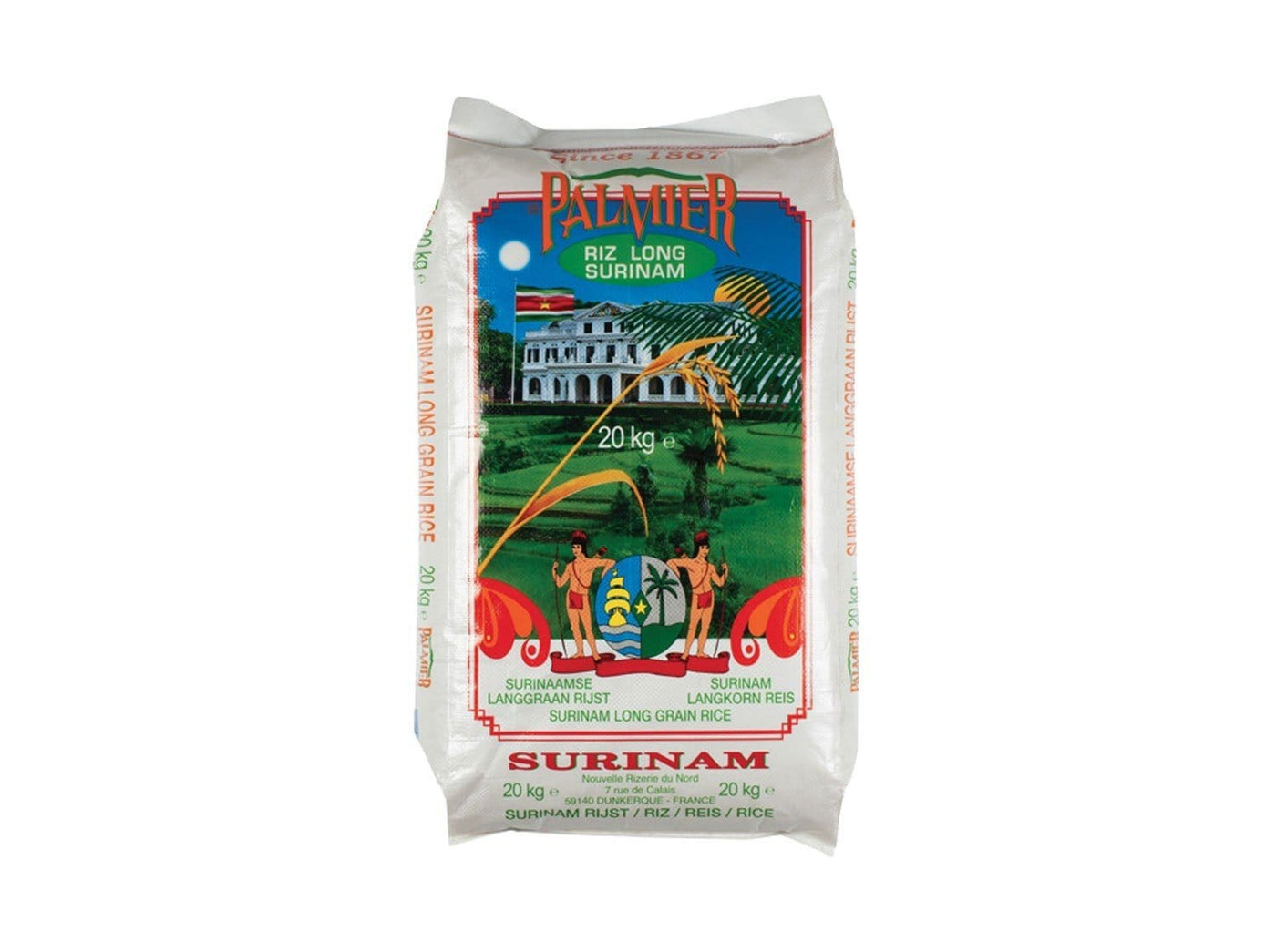 Palmier Surinam Rice 20 kg | Africa Products Shop