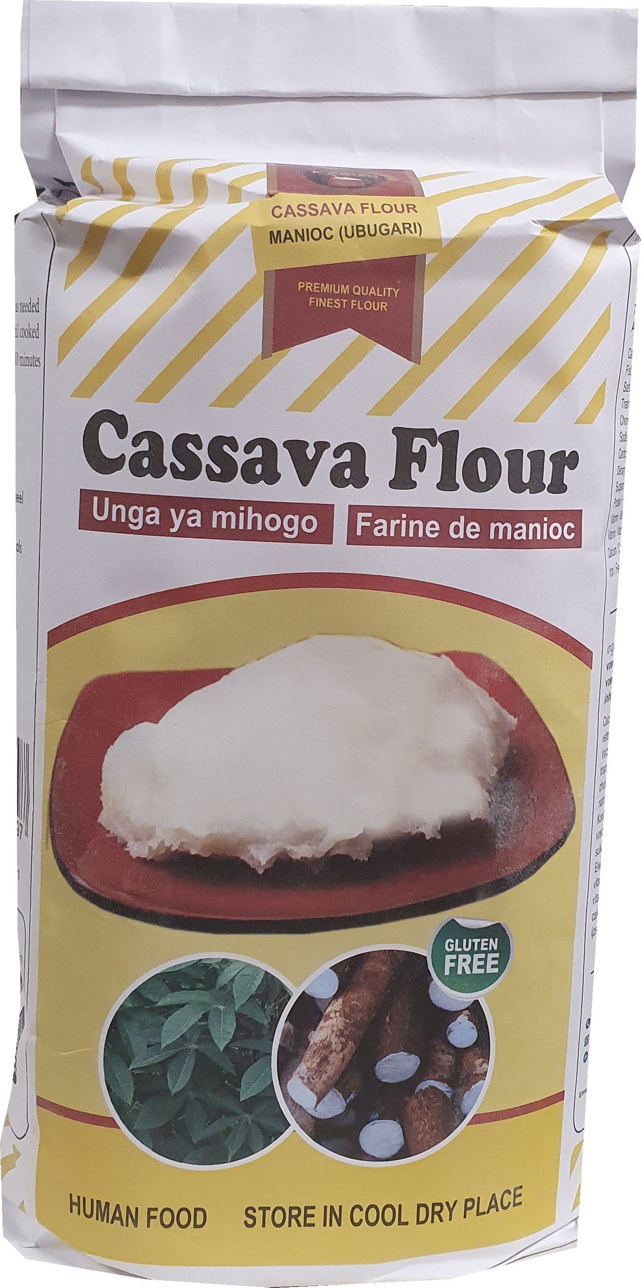Kabizu Cassava Flour Rwanda 1 kg | Africa Products Shop