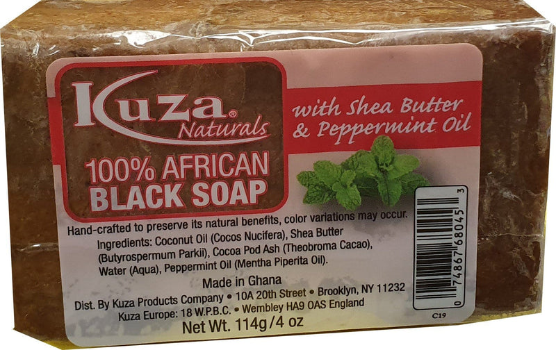 African Black Soap - Kuza Natural African Black Soap Shea Butter ...