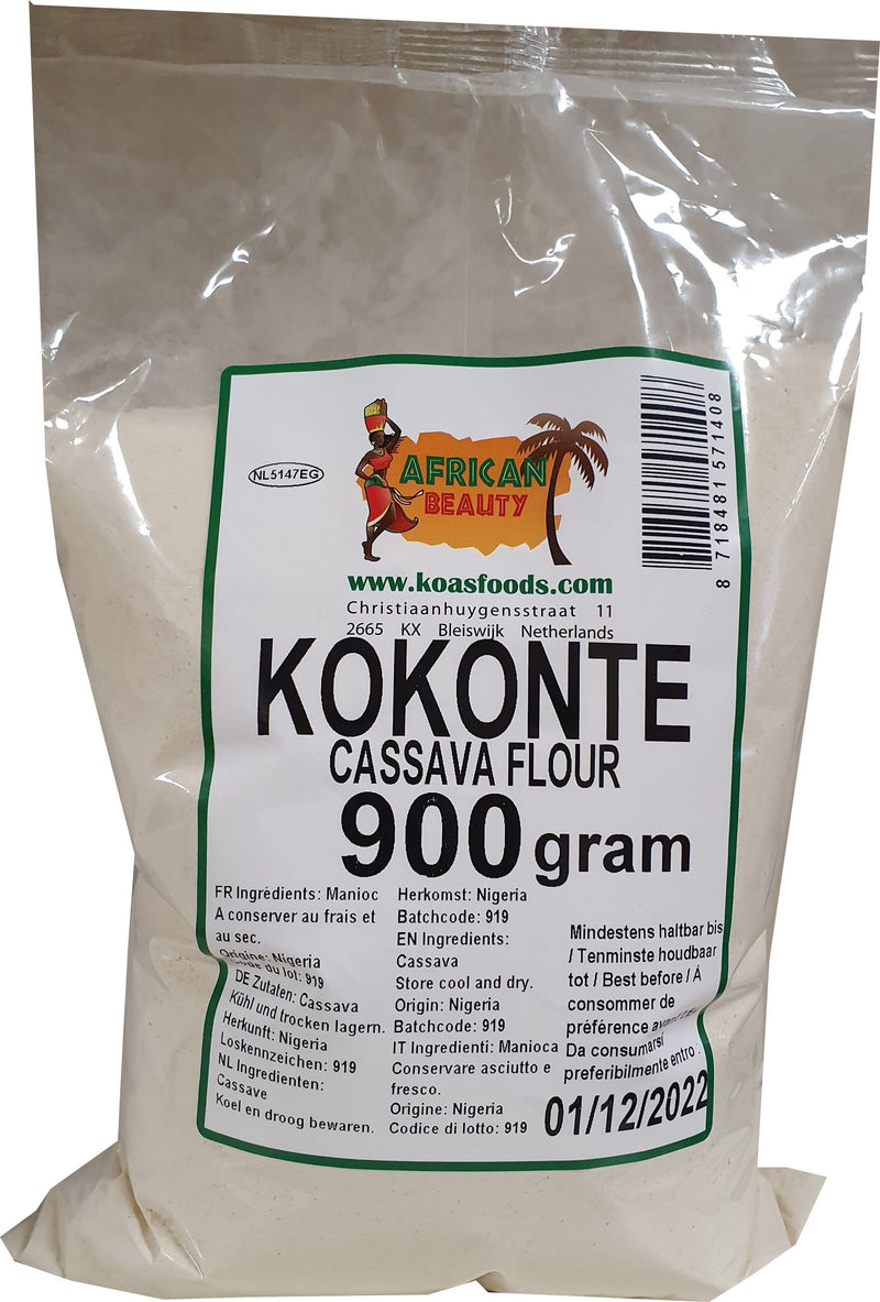 African Beauty Kokonte Cassava Flour 900 g | Africa Products Shop