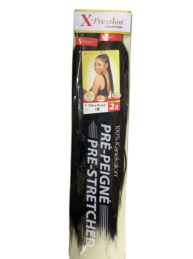 X-Pression Ultra Braid Pre-Stretched nummer 1 B | Africa Products Shop