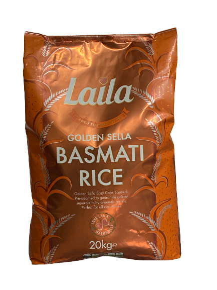 Laila Golden Sella Basmati Rice 20 kg | Africa Products Shop